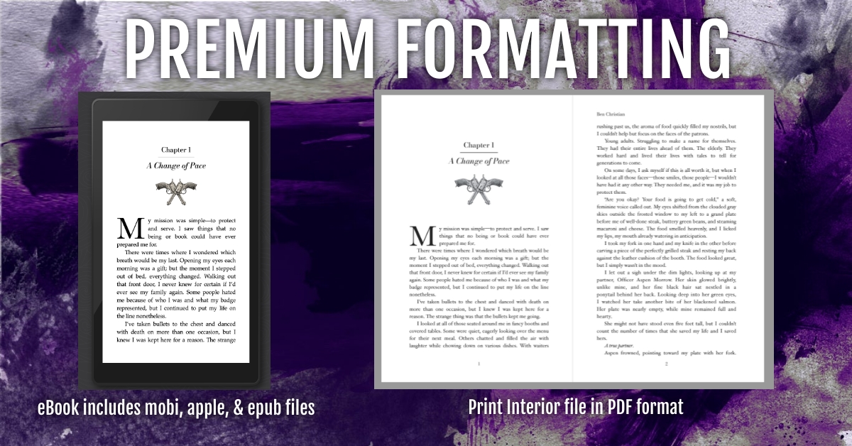 Premium Formatting Advertising Graphic – DAZED Designs